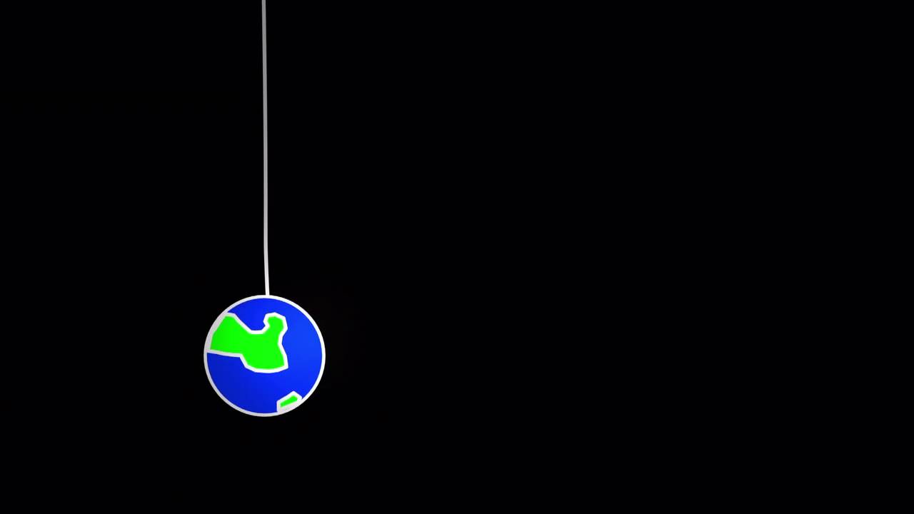 bouncing ball on string HD - YouTube