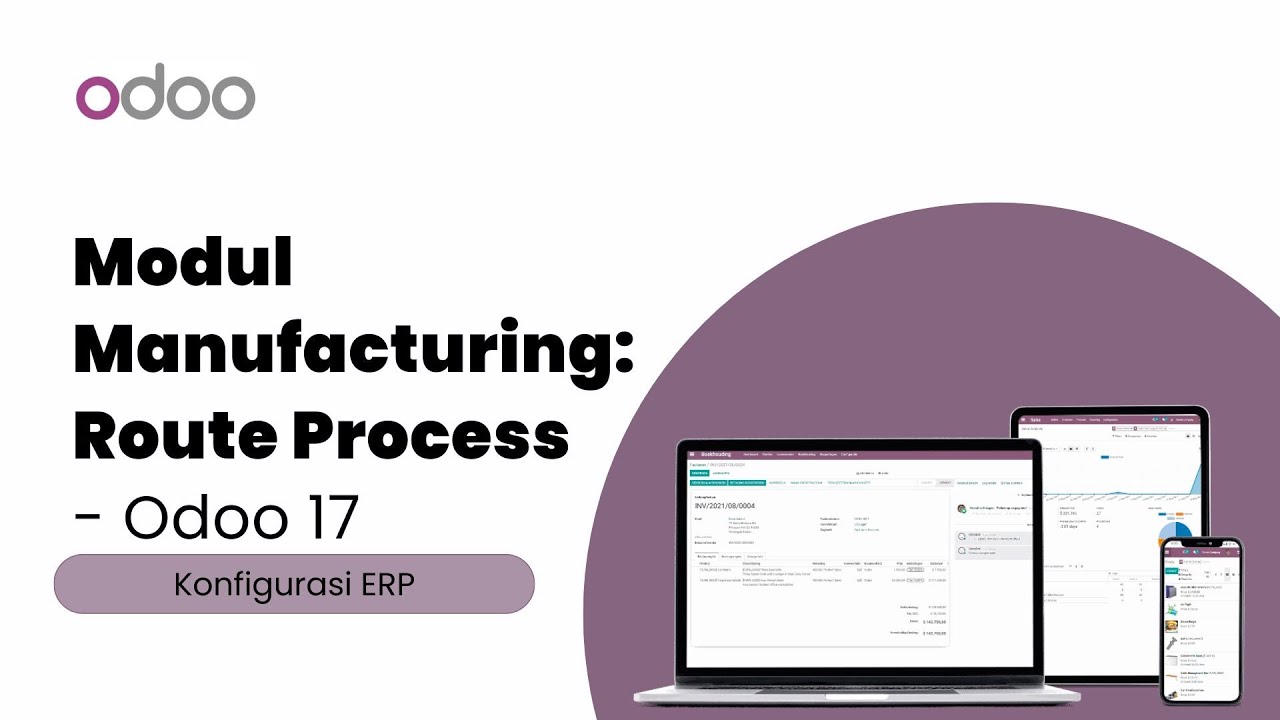[Odoo 17] Modul Manufacturing: Route Process - YouTube