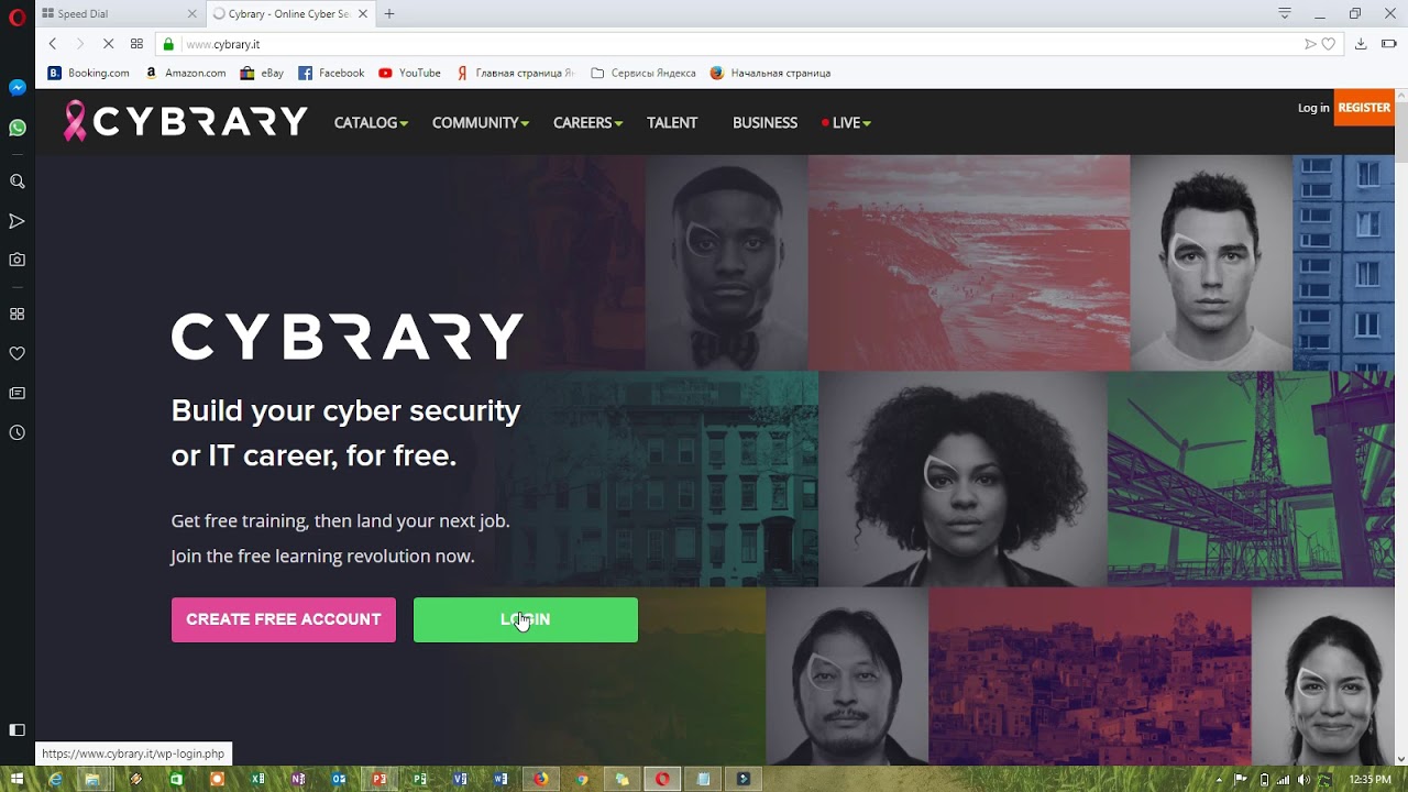 how to create cybrary it account - YouTube