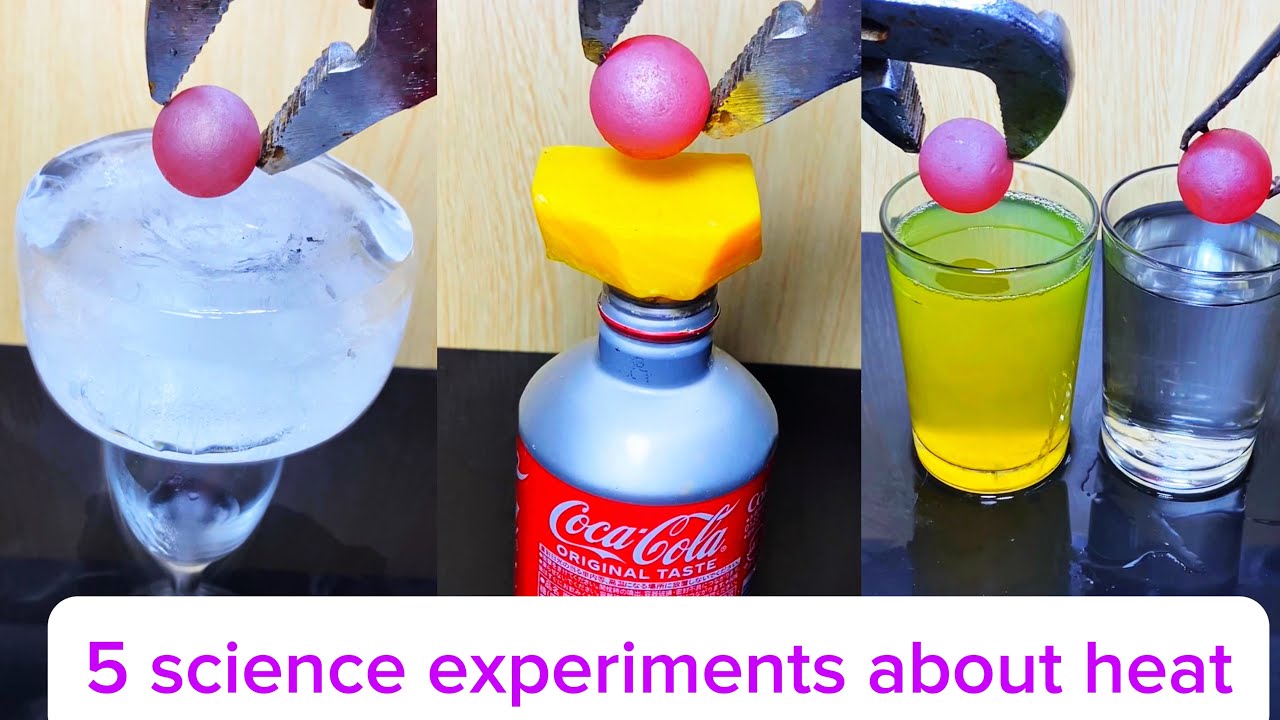 5 science experiments about heat - YouTube
