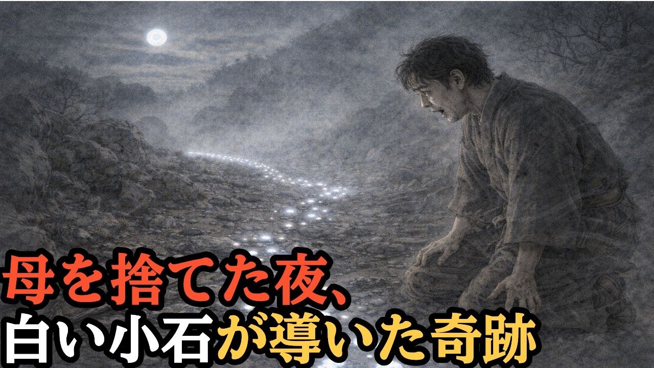 信濃の姥捨て山 ― 母が残した白い小石が、村の掟を変えた夜【江戸時代・涙の恩返し物語】|日本昔話|親孝行|心温まる物語|野談 - YouTube