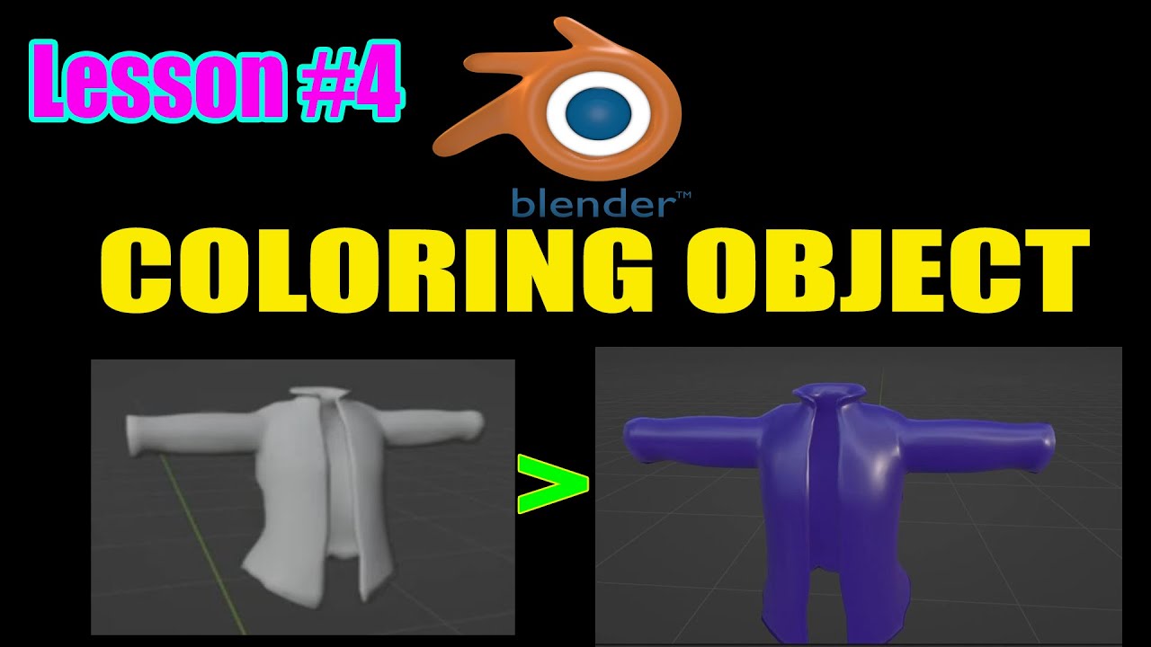 Lesson #4 || Coloring Object || Mewarnai Objek di Blender || BLENDER ...