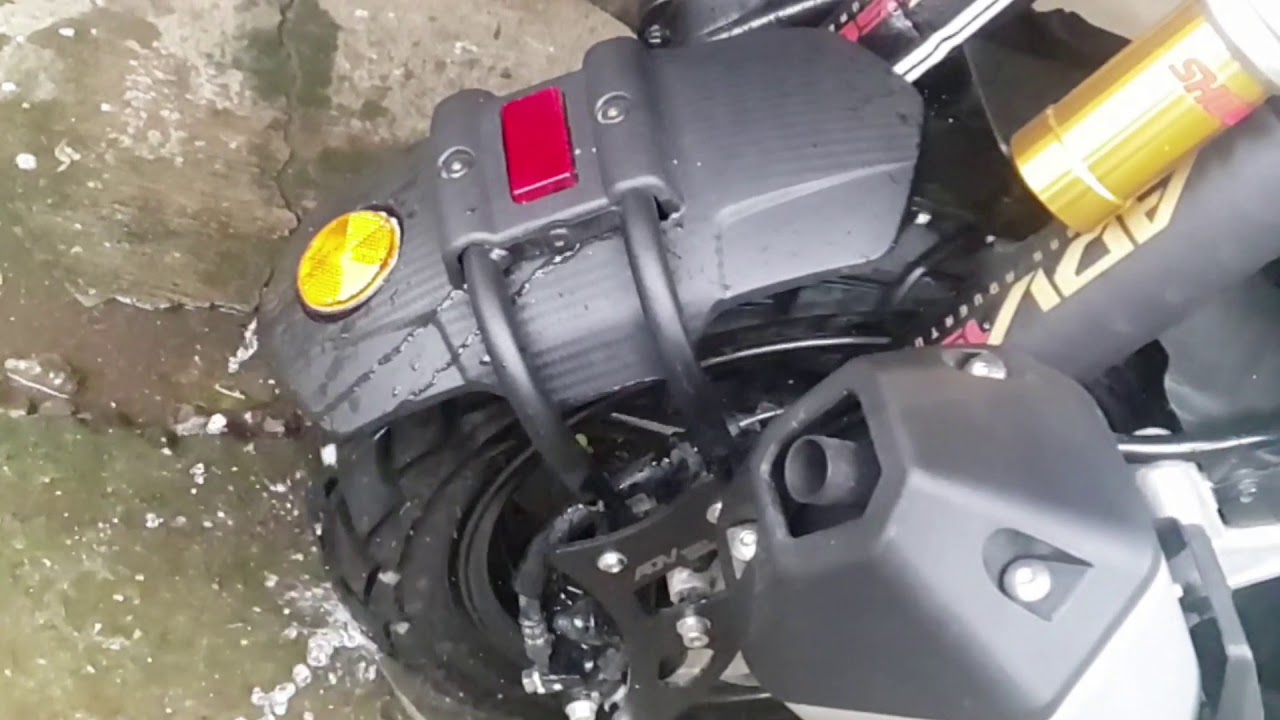 ADV MUD GUARD TEST AND REVIEW - YouTube