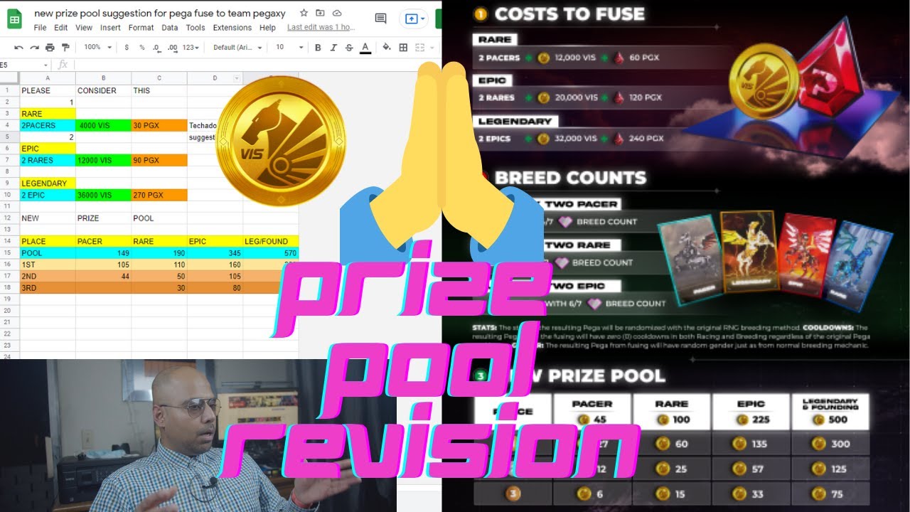 NEW PRIZE POOL MY MODEL VS PEGAXY MODEL SUGGESTION FOR REVISION - YouTube