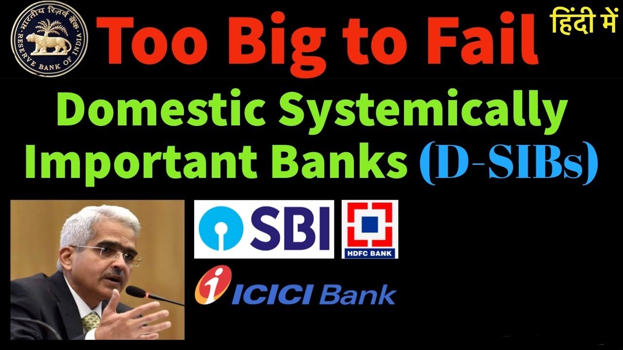 Domestic Systemically Important Banks (D-SIBs): 2020 RBI Releases list ...