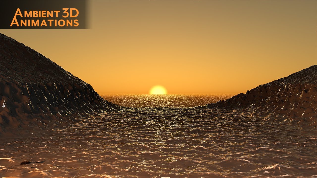 Ocean Sunrise Ambiance with Wave Sounds - YouTube