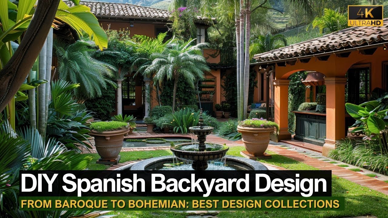 From Baroque to Bohemian: DIY Spanish Backyard Design Style Inspiration ...