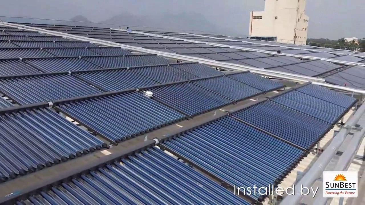 Solar for water heater.Compound Parabolic Collector large unit by ...