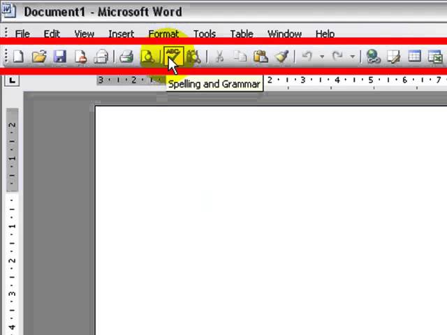 Taskbar Microsoft Word
