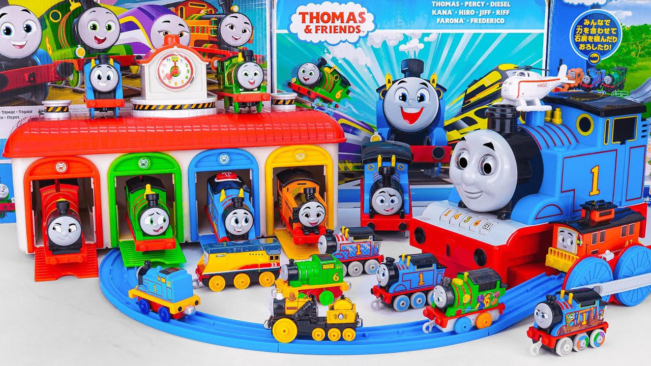 🌈🎉 Colorful Thomas Train World – Unbox ALL the Engines | Thomas ...