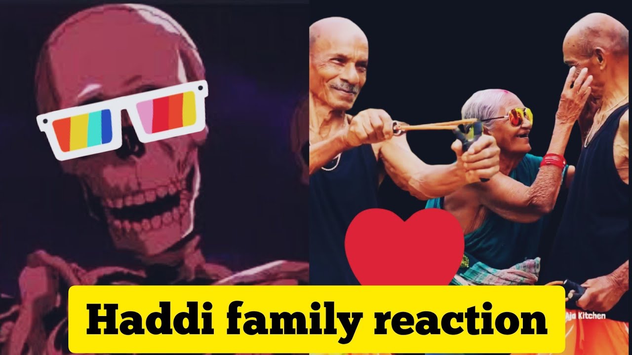 Skeleton Reaction 🤓 || Comedy video || Haddio ka reaction ☠️ - YouTube