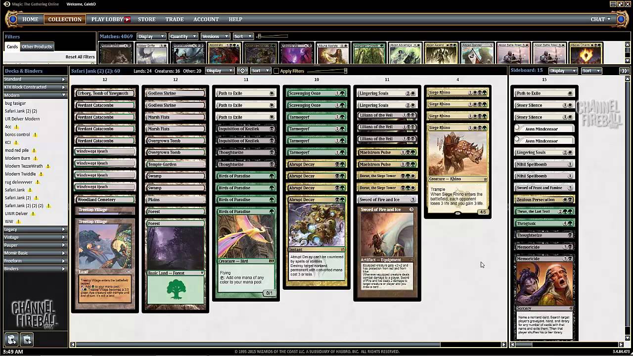 Channel CalebD - Modern Abzan (Deck Tech) - YouTube