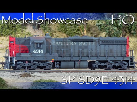 Shopworn 1990s-era Southern Pacific SD9E! - Model Showcase HO SP SD9E 4314! - YouTube