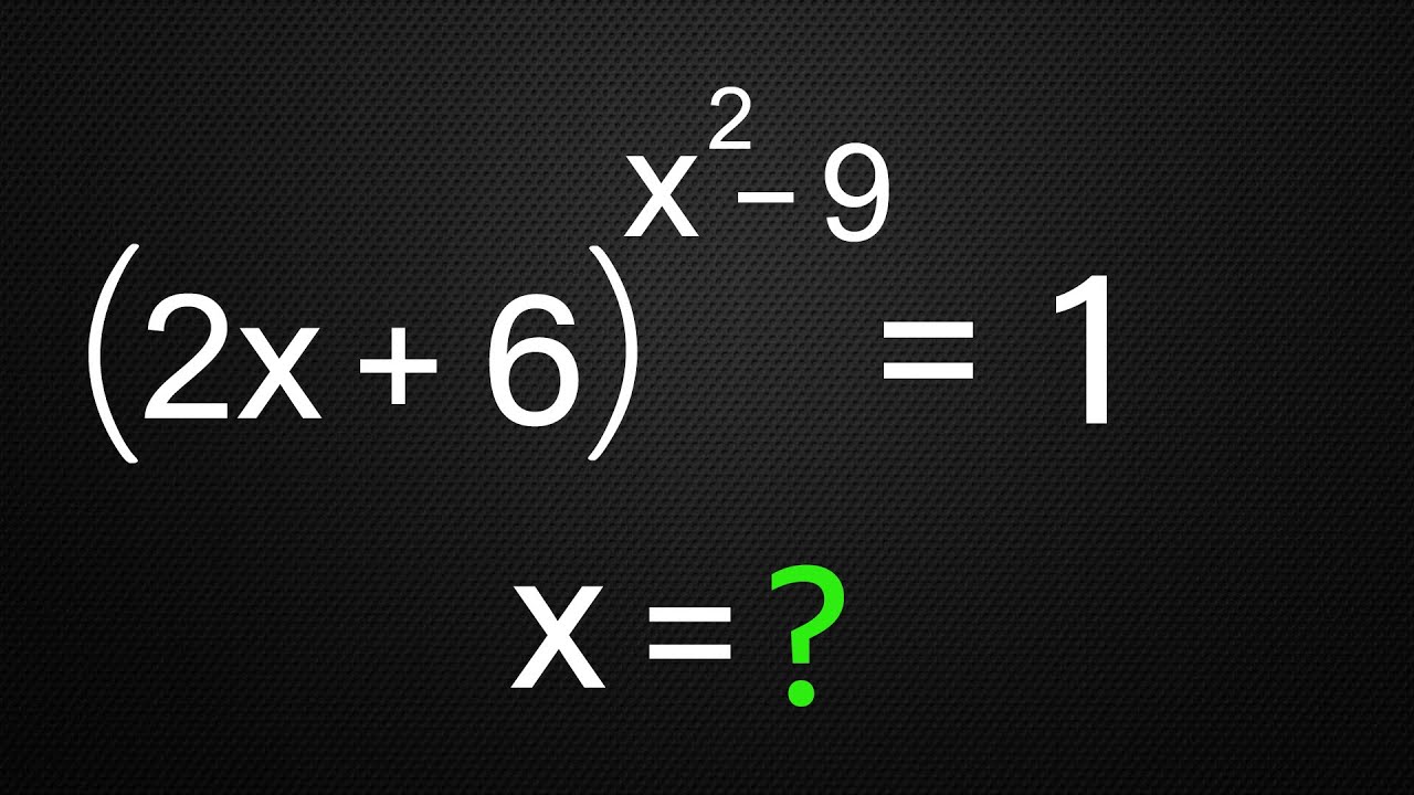Math Olympiad | A Nice Exponential Problem | Solve for X - YouTube