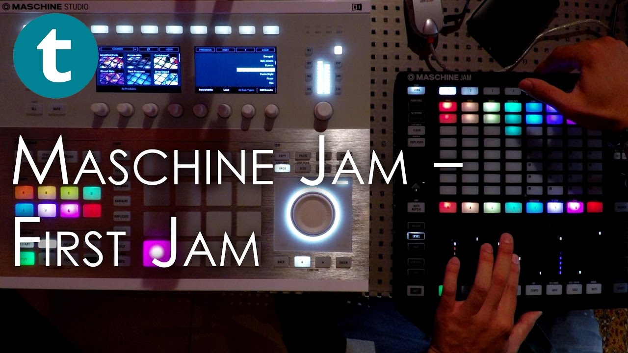 Native Instruments Maschine Jam - first Jam ;) - YouTube