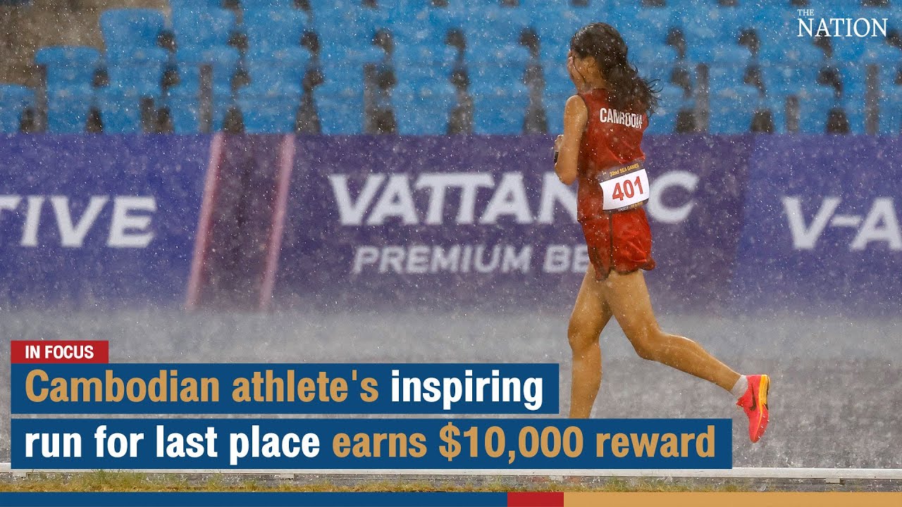 Cambodian athlete's inspiring run for last place earns $10,000 reward ...