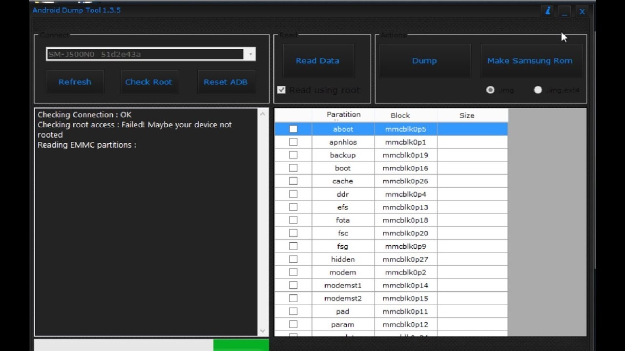 Android ROM Dumper Tool V1 3 5 By Janu Mobile - YouTube