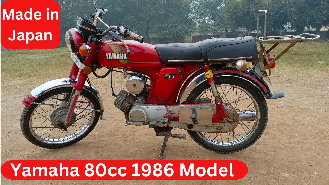 Yamaha 80 CC 1986 Model Complete Review With Ride - Made in Japan - YouTube