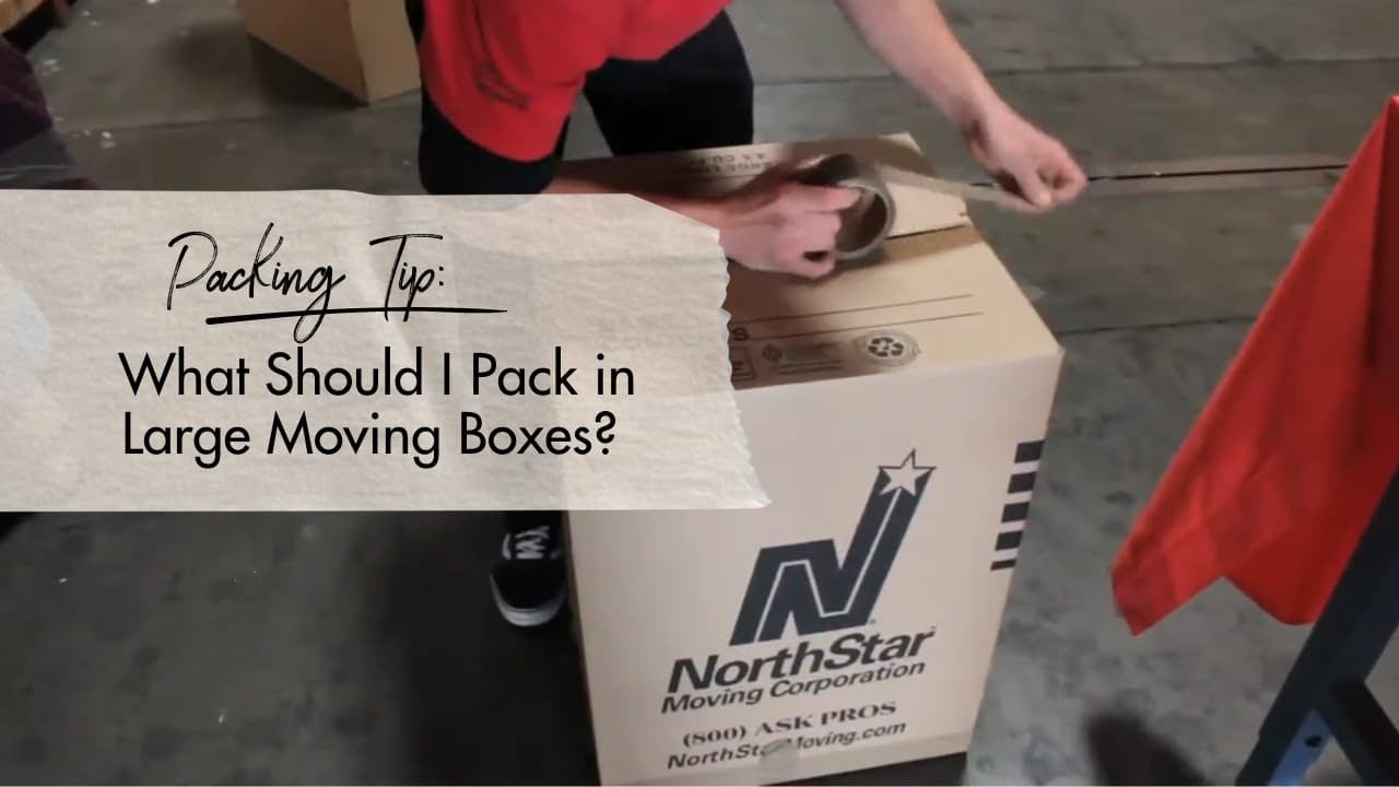 What Should I Pack in Large Moving Boxes? - YouTube