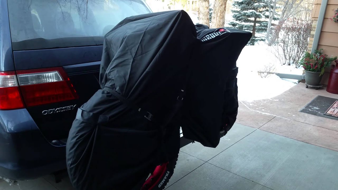 Bike Cover for Fat Tire in Winter - YouTube