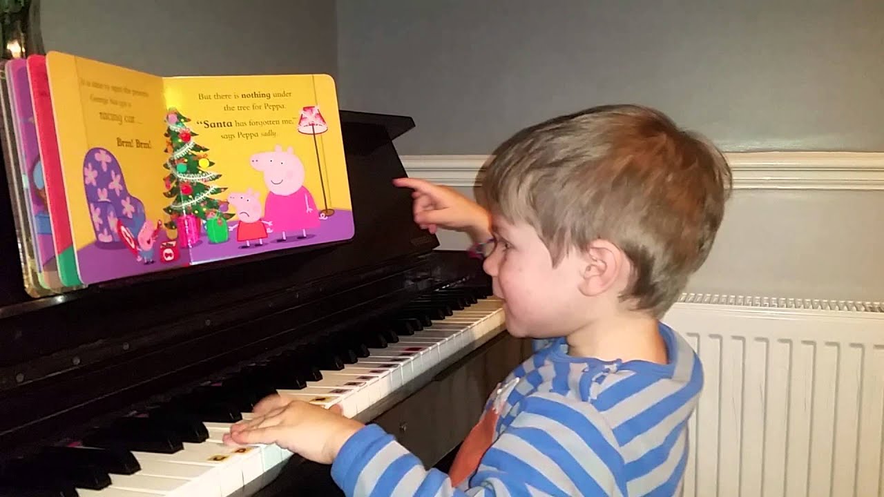 Playing piano inspired by Peppa pig - YouTube