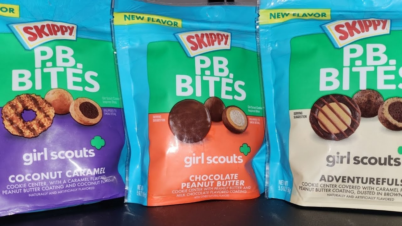 Skippy P.B. bites tasting - YouTube