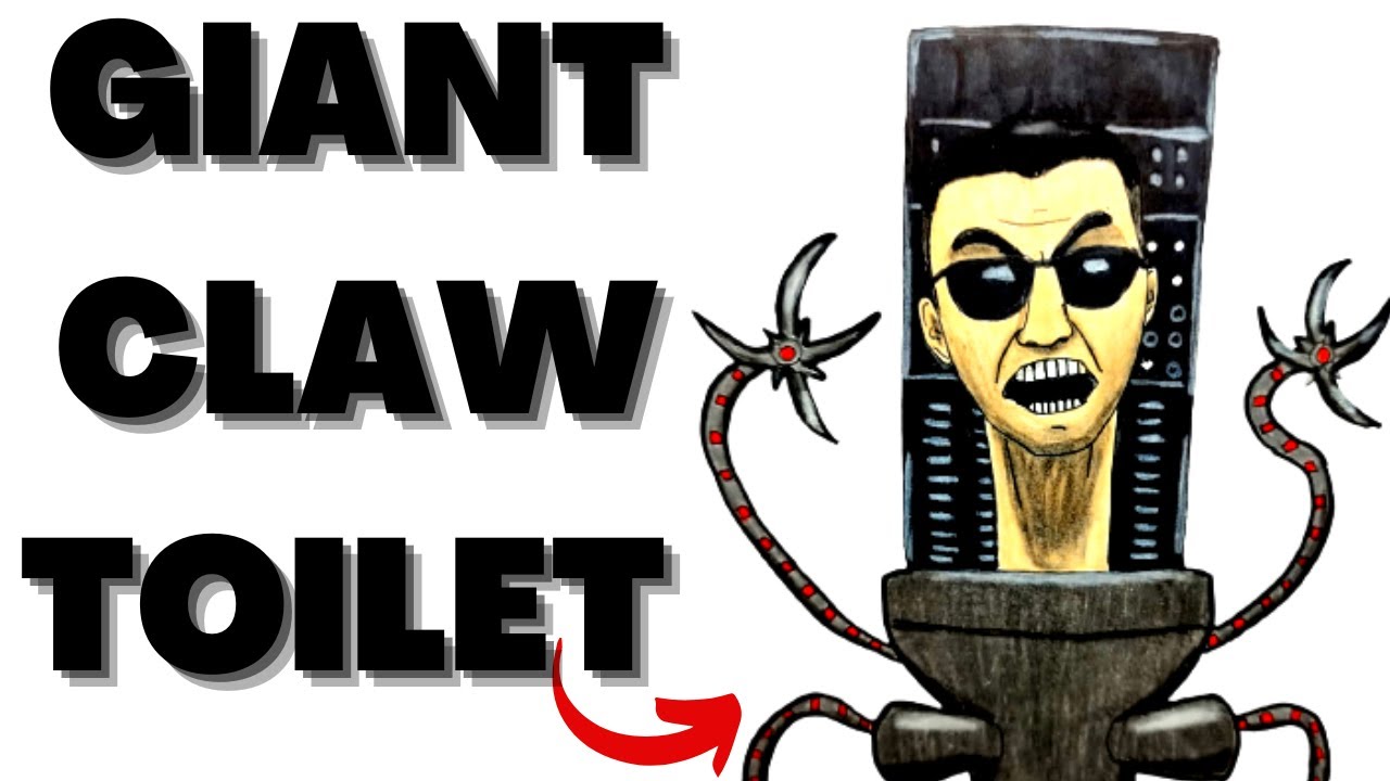 Cómo DIBUJAR a😱CLAW TOILET🚽de los SKIBIDI TOILET / How to DRAW GIANT ...