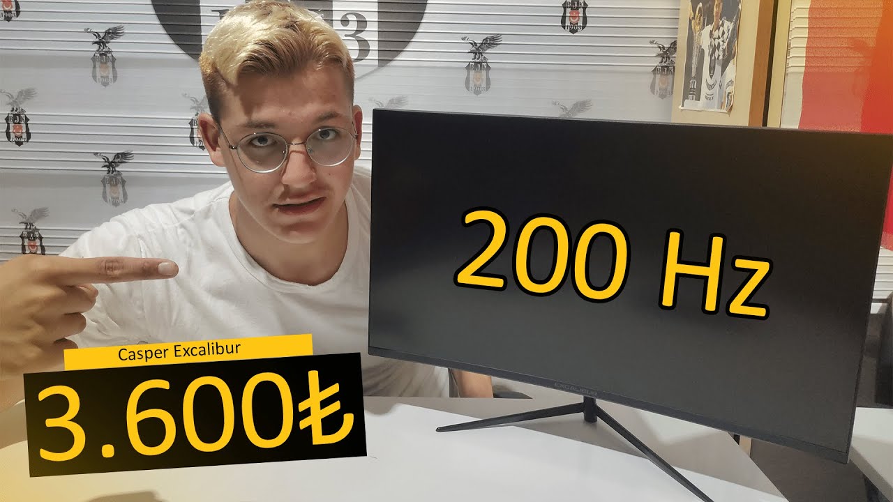 200 Hz'lik Casper Excalibur M.E238FHD-G Monitör Tanıtımı! - YouTube