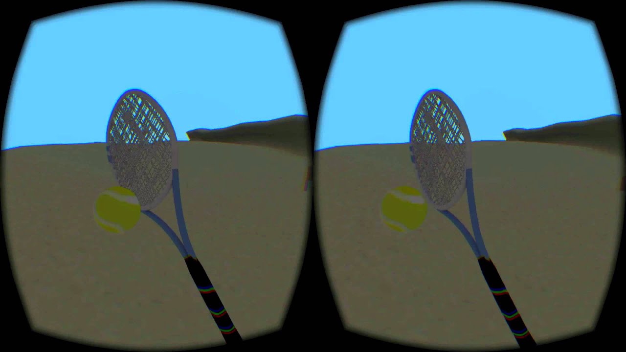 Early VR Tennis Prototype (first day working on it) - YouTube