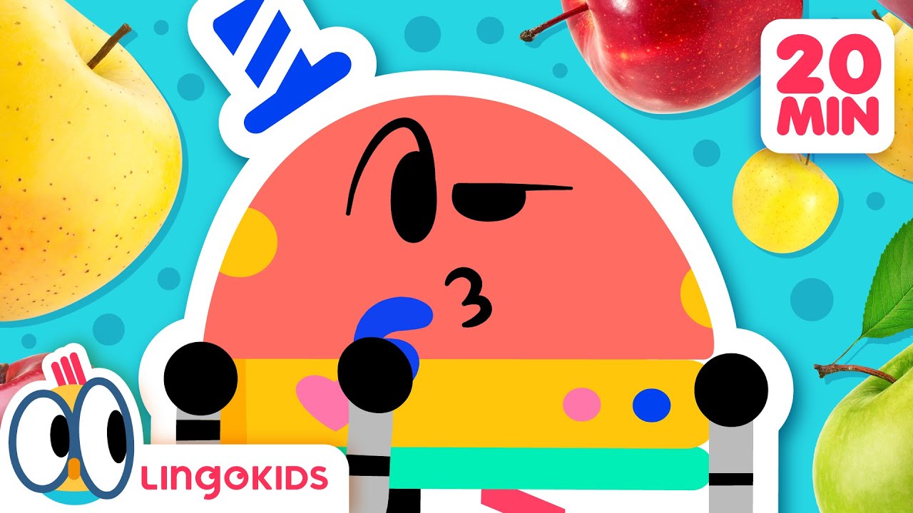 YUMMY FOOD FUN! 🍎 | Food Cartoons for Kids | Lingokids Episodes - YouTube