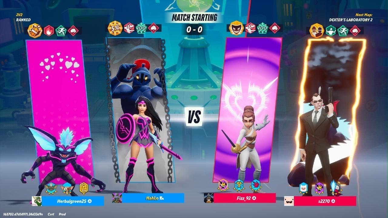 MultiVersus Ranked 2v2| STRIPE & Wonder Woman VS Arya & Agent Smith - YouTube