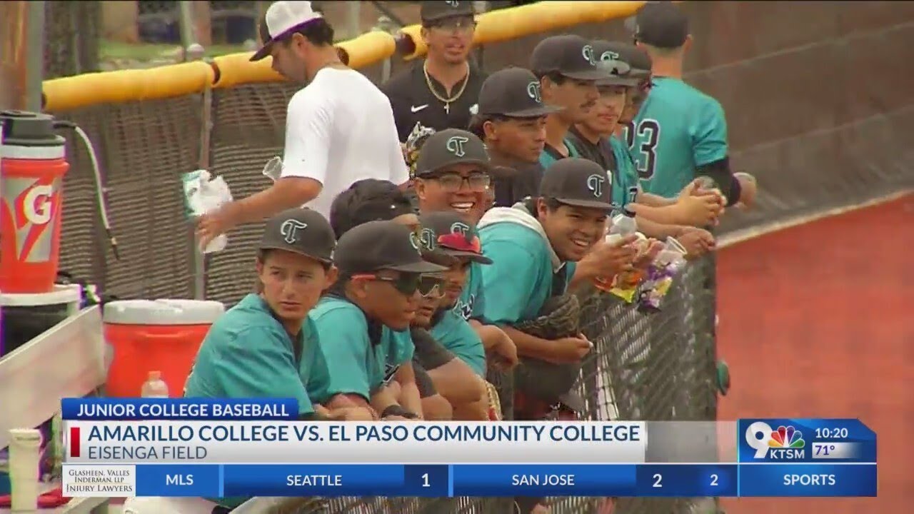 EPCC baseball, softball teams split Saturday games - YouTube