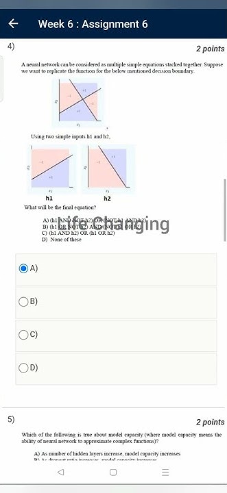 NPTEL Introduction To Machine Learning - IITKGP Week 6 Assignment Solutions | Swayam 7th Sept ...