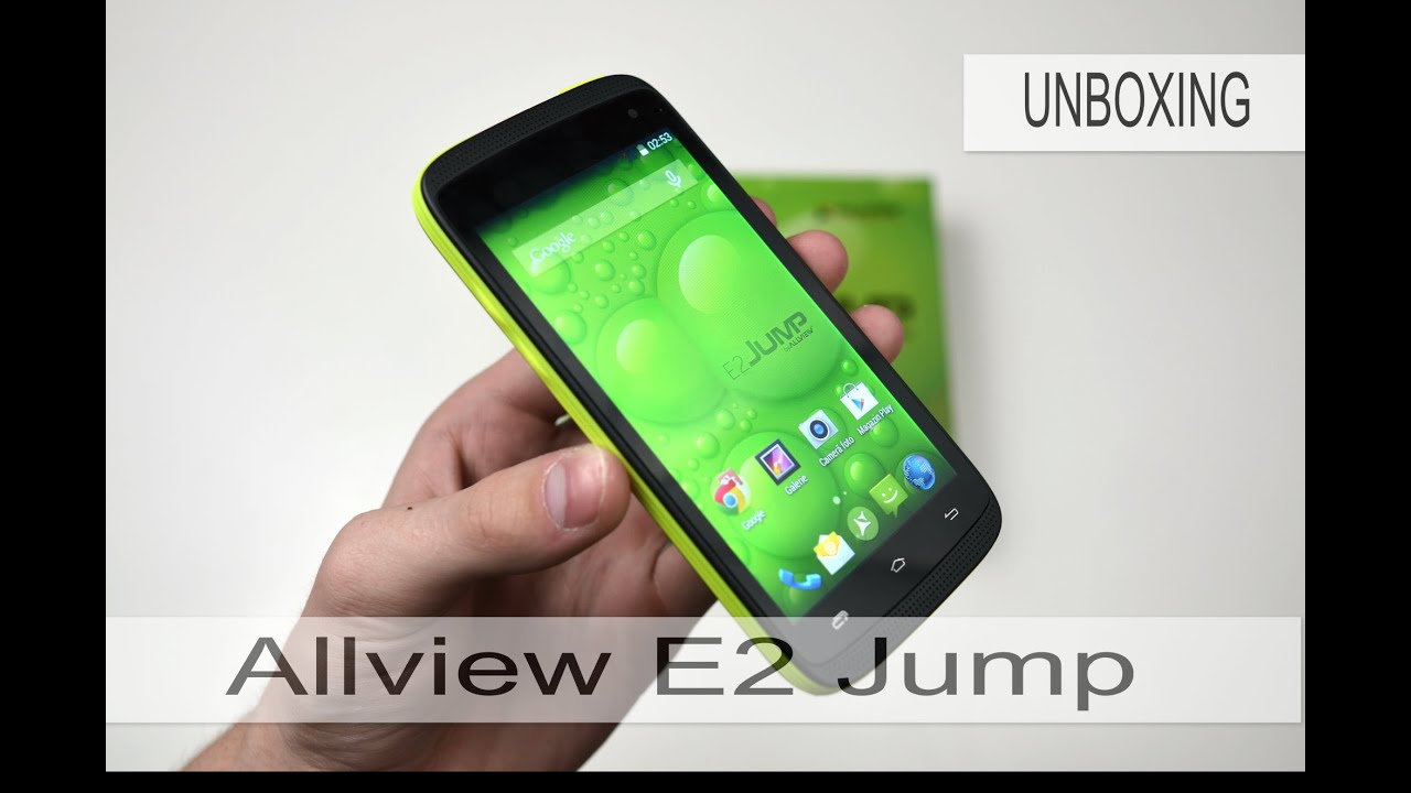 Allview E2 Jump - UNBOXING - YouTube