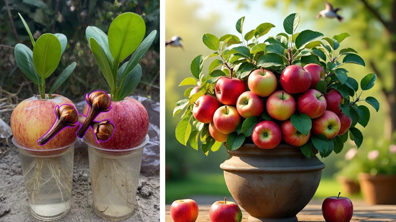 How to grow apple trees with apple fruit🍎🍎 - YouTube