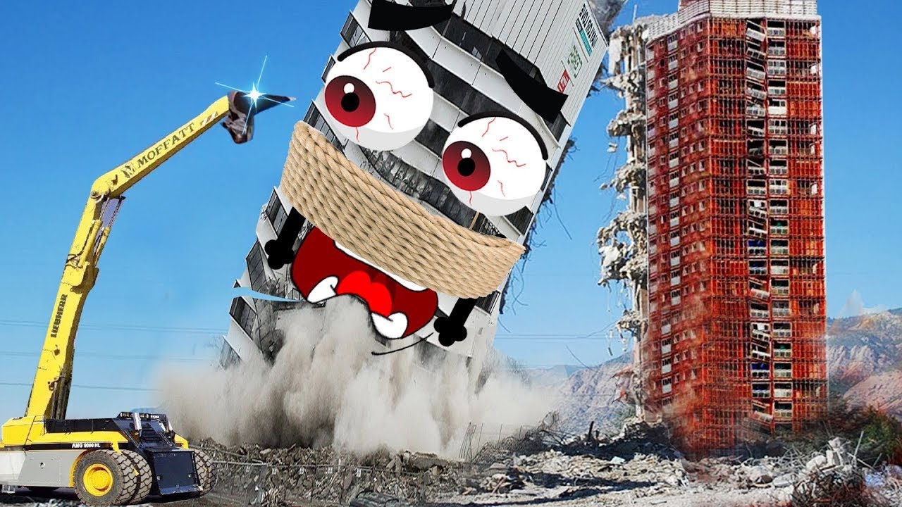 Extreme Dangerous Building Demolition Skills | Woa Doodles | Funny ...