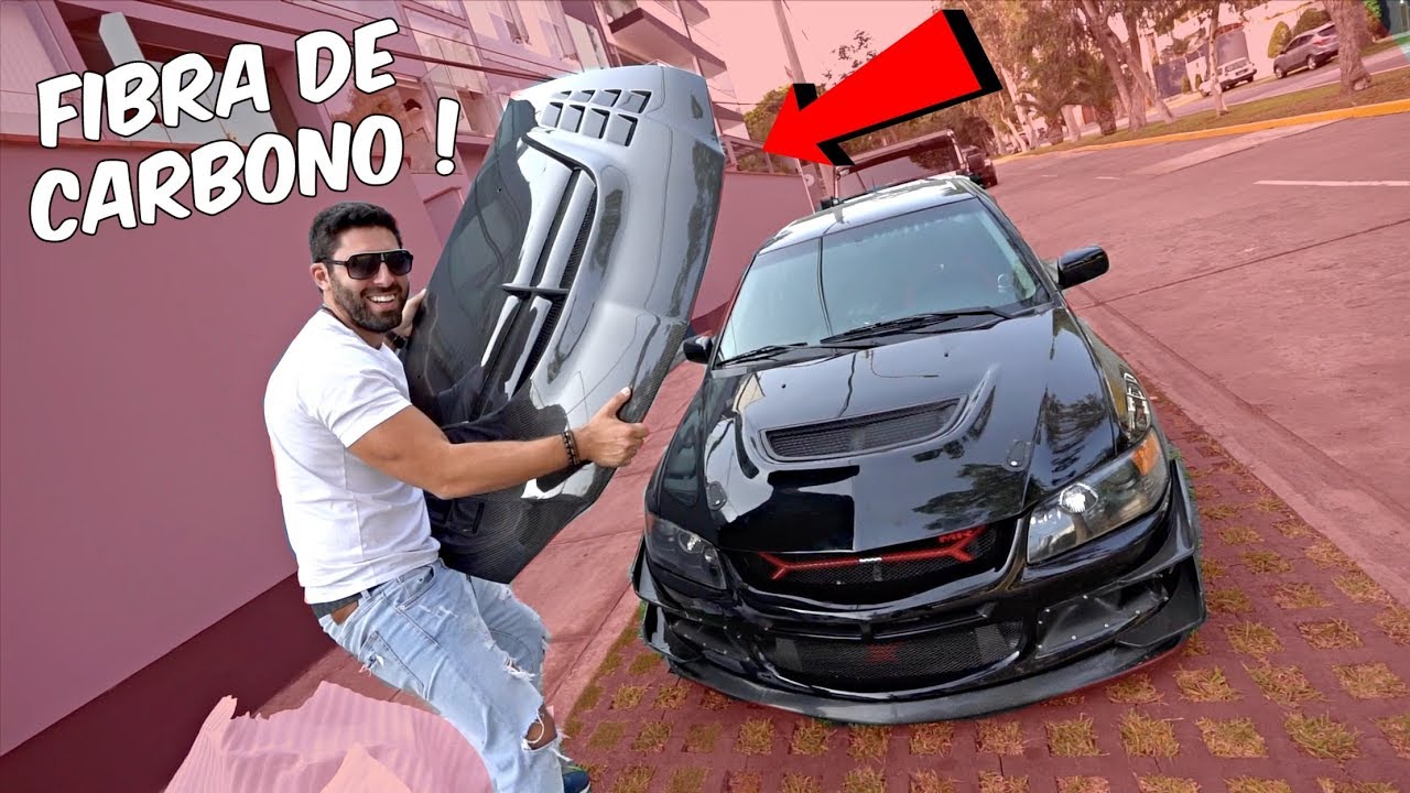 NUEVO CAPOT/COFRE DE FIBRA DE CARBONO PARA EL EVO !!! - YouTube