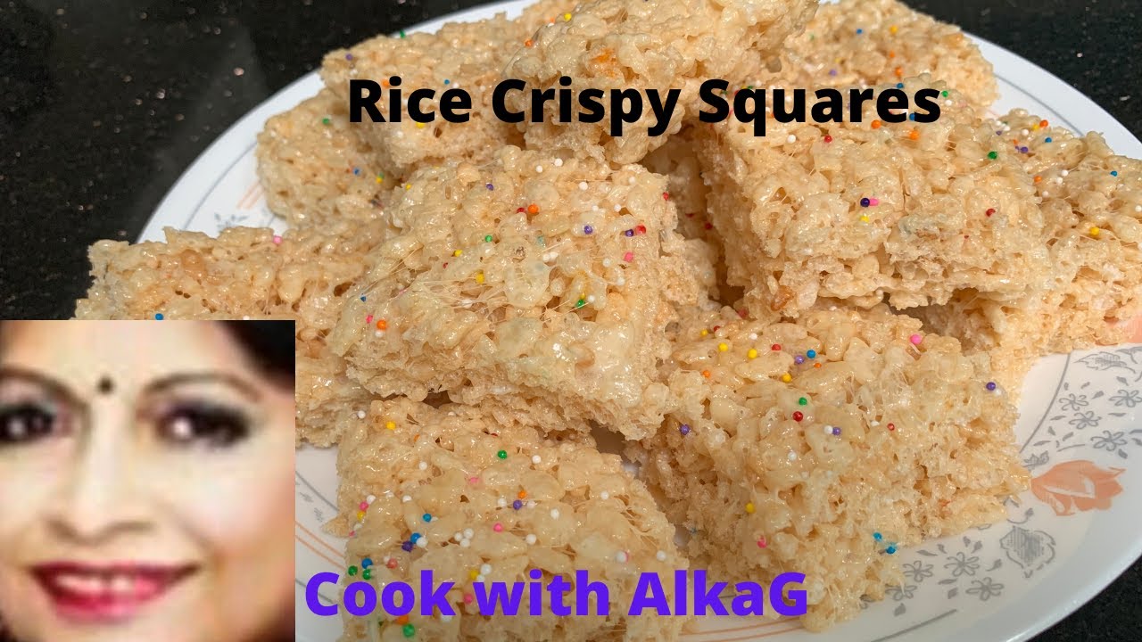 Rice Crispy Squares Recipe - YouTube