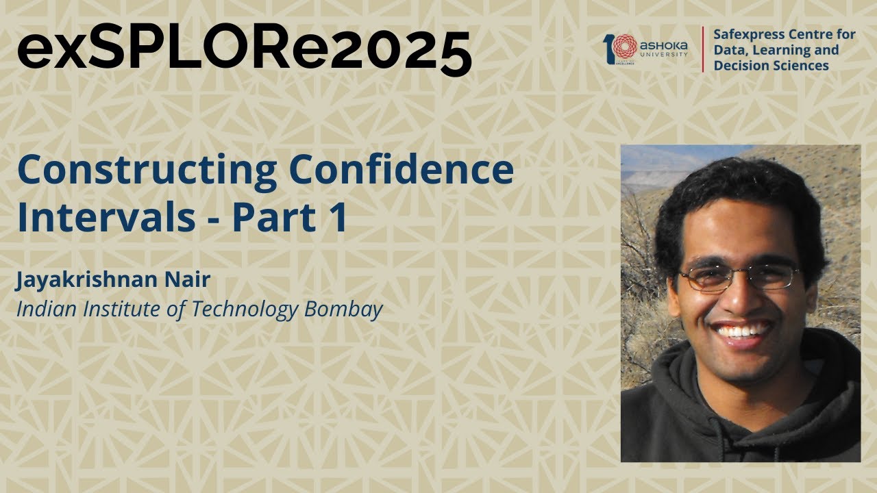 Jayakrishnan Nair - Constructing Confidence Intervals - Part 1 - YouTube