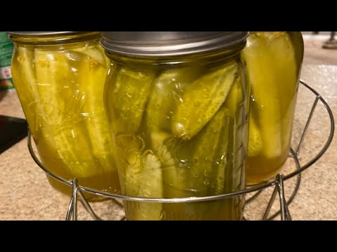 How to Make Pickled Cucumbers| Canning Process| Mrs. Wages Kosher Dill ...