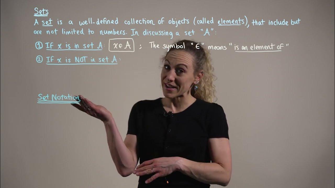 Sets and Set Notation - YouTube