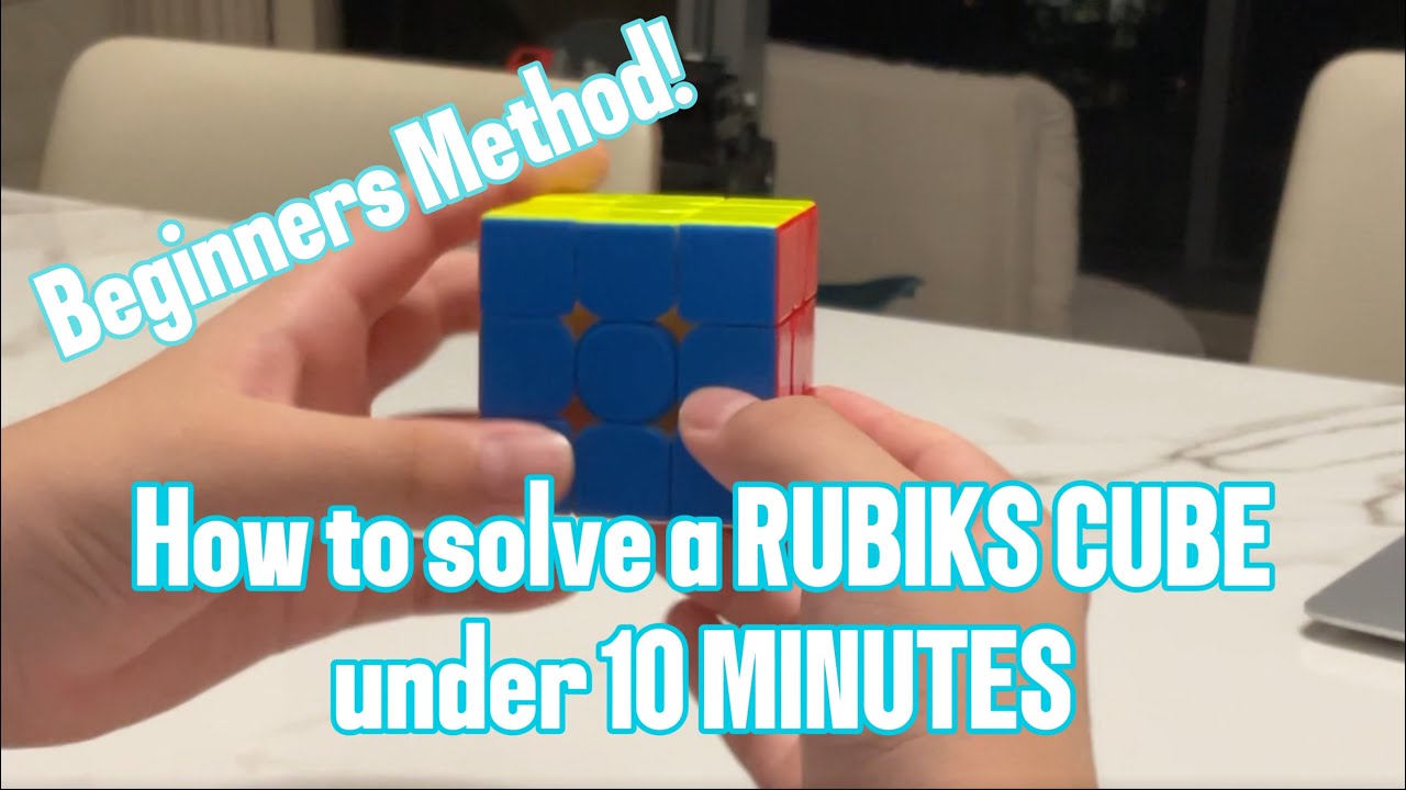 How To solve a RUBIKS cube under 10 minutes!#rubikscube #cubingisfun # ...