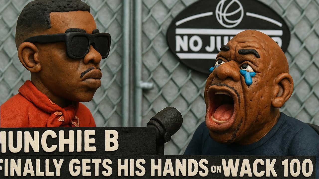 MUNCHIE B FINALLY PUTS HANDS ON WACK 100 IN NO JUMPER STUDIO MELTDOWN ...