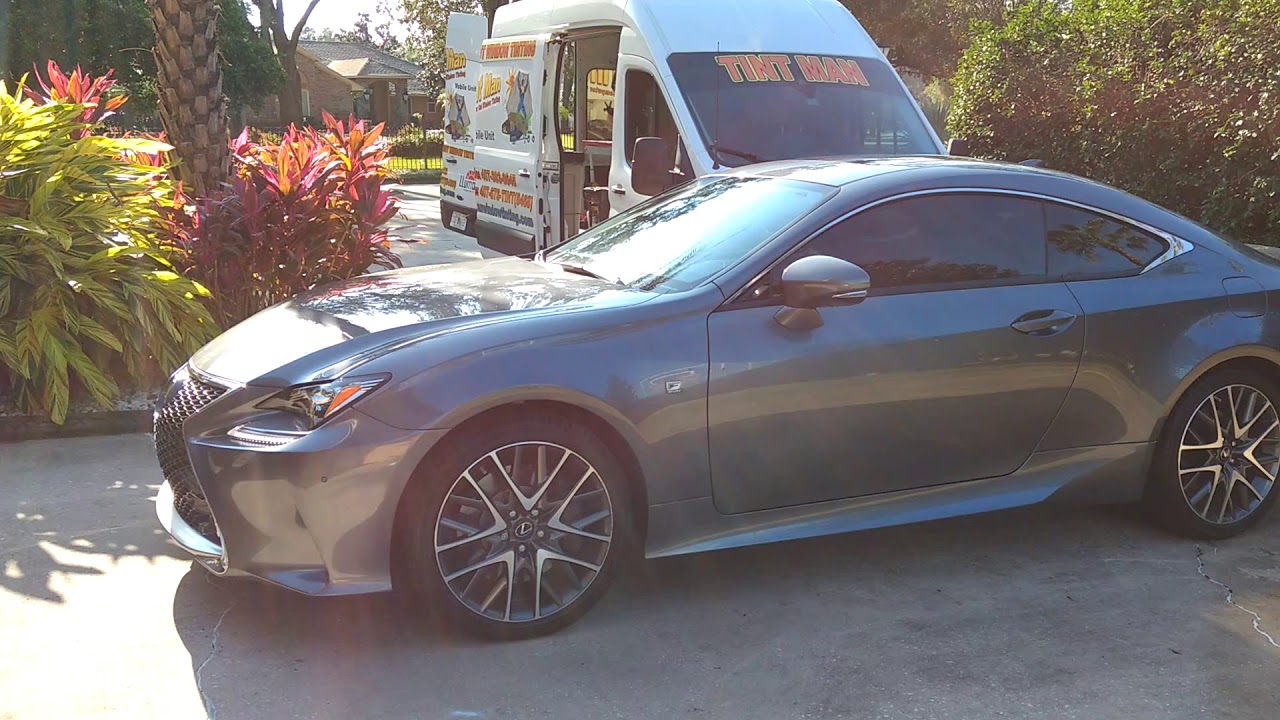 #Lexus #RC350 Llumar Ceramic CTX 15% Tint Tint Man Mobile Computer Cut ...