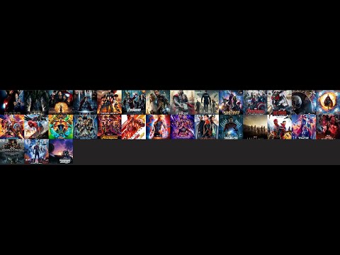 MARVEL MARVEL SINEMATIK EVRENI TUM FILMLER TIERLIST(2008_2023)