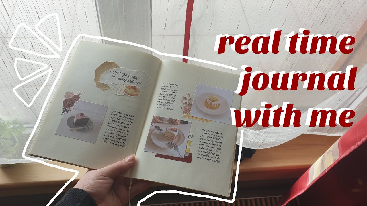 real time journal with me! // cutiejournals - YouTube