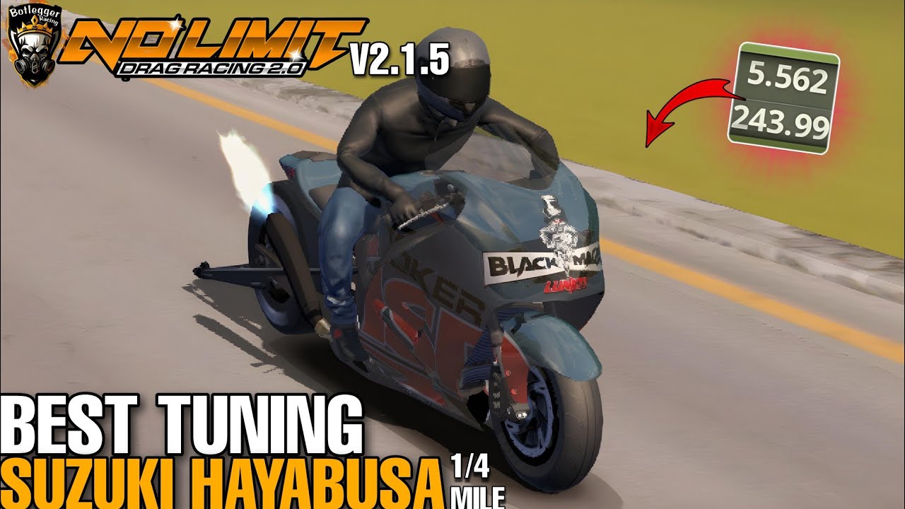 Fastest Suzuki Hayabusa Turbo x Nitrous Tuning 5.5 Second in 1/4 Mile ...