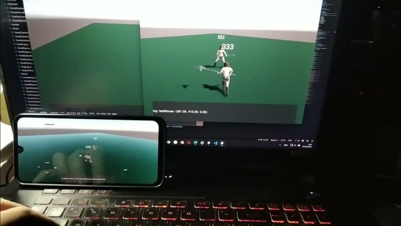 Unity client and server, send and recv data through websocket - YouTube
