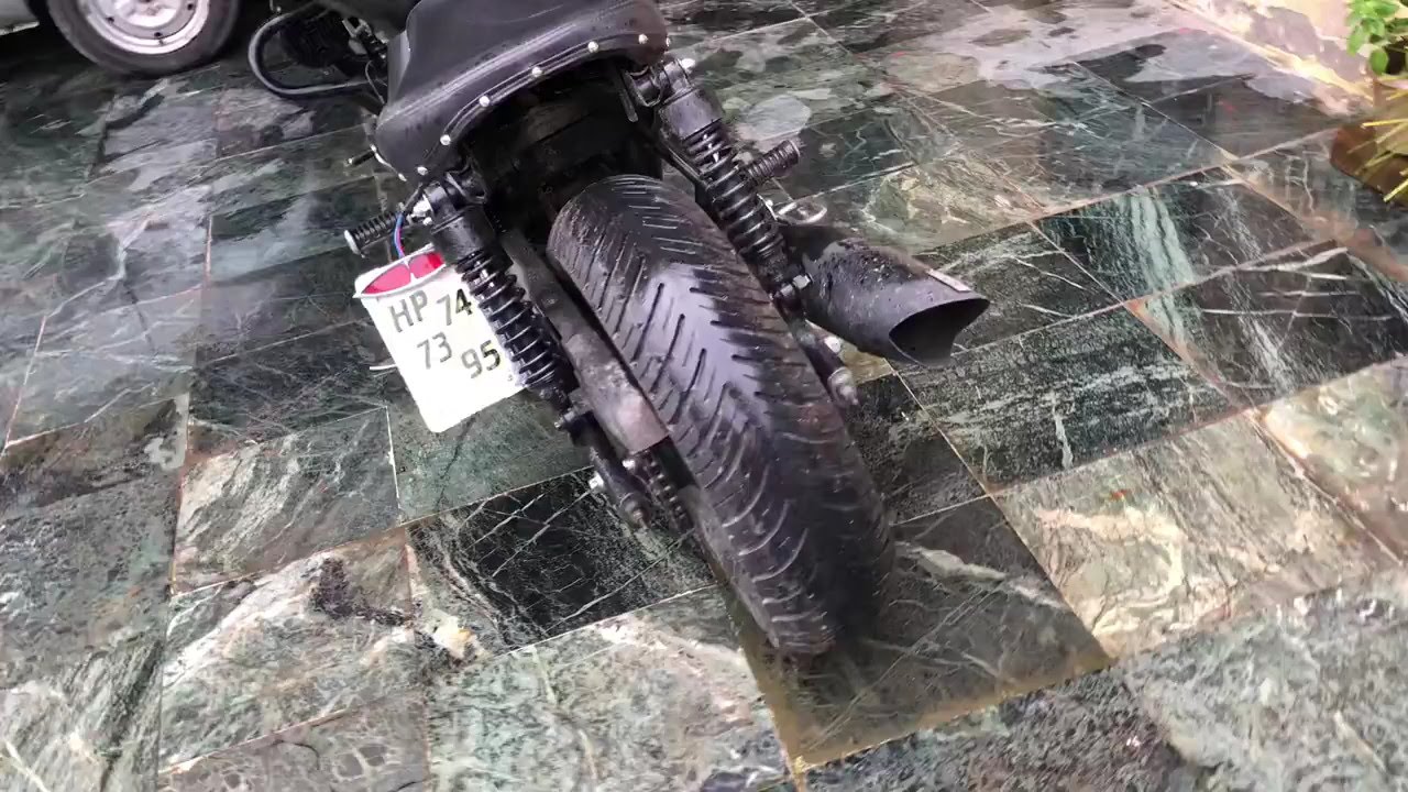 Broad tyre in avenger 220street - YouTube