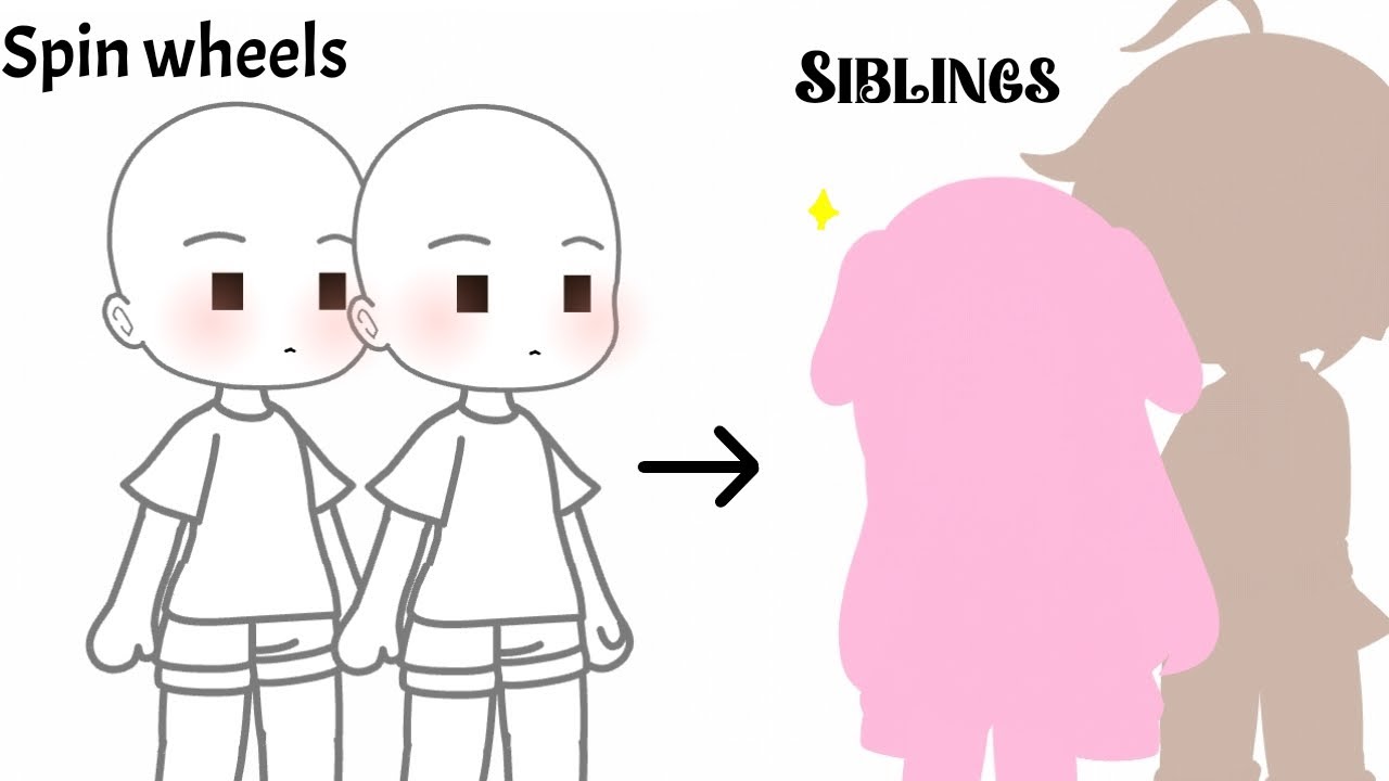 Gacha spin wheels oc challenge | Siblings | Gacha nox | - YouTube